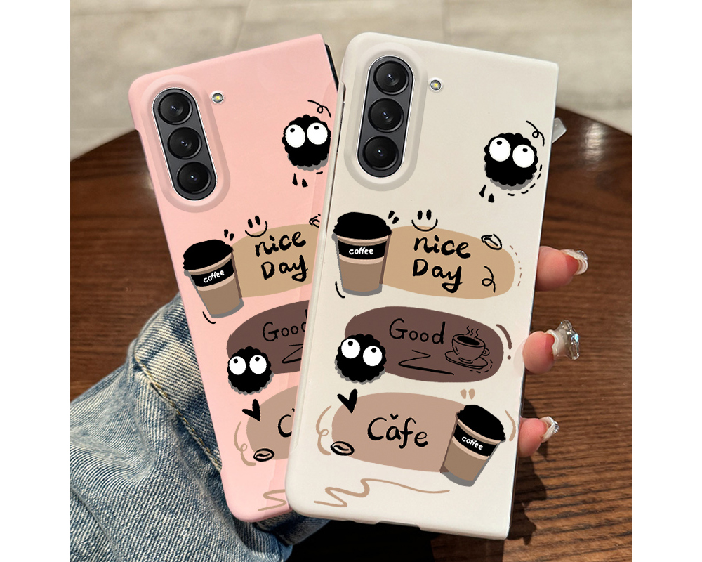 별하케이스 🫶폴드6 신상🫶 왕눈이 깜장이 귀여운 슬림 하드 폰 케이스 Z폴드3 Z폴드4 Z폴드5 Z폴드6 지폴드3 지폴드4 지폴드5 지폴드6 제트폴드3 제트폴드4 제트폴드5