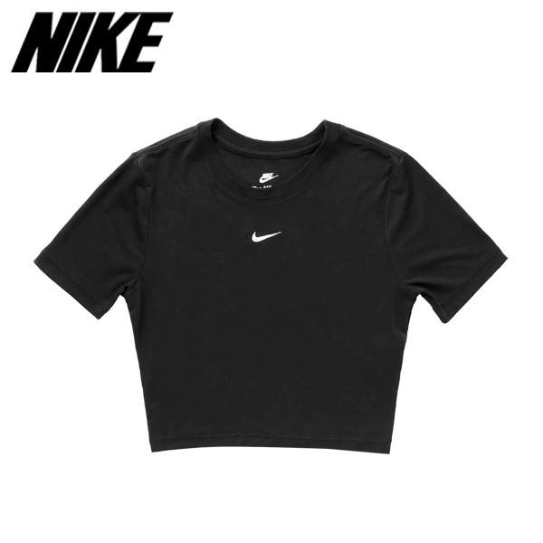 한아아이앤티 [나이키] 우먼스 스포츠웨어 에센셜 슬림 핏 크롭 티셔츠 FB2873_010
