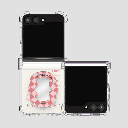 별하케이스 🦄당일발송🦄 저스트 체크 웨이브 미러 스마트톡 힌지보호 투명 범퍼 케이스 지플립4 지플립5 지플립6 Z플립4 Z플립5 Z플립6 제트플립4 제트플립5 제트플립6