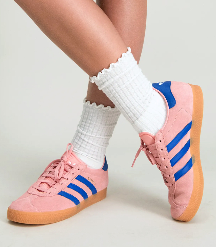 메소프501 아디다스 가젤 세미 핑크 루시드 블루 빅키즈 IG9153