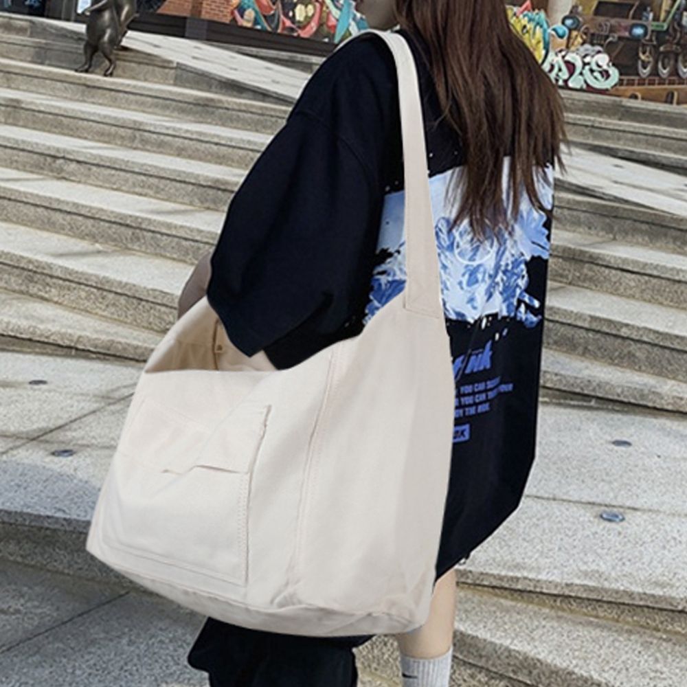 아리아리상점 큰에코백 아이보리 빅숄더백 대학생 캐주얼 크로스백 캐주얼숄더백가방 캐주얼크로스백 여성가방 캐주얼한크로스백 여자가방