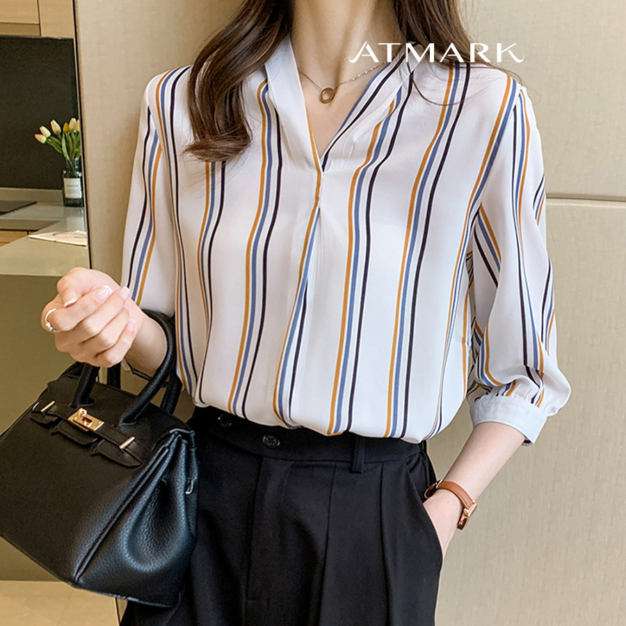 앳마크 ATMARK 써드스트라이프셔츠_AA46SH001G