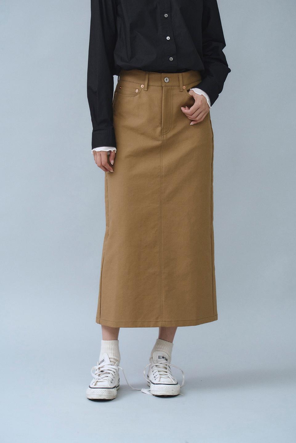 씨엘쇼룸 스타더스트 지나 트임 스커트 2color 24FW