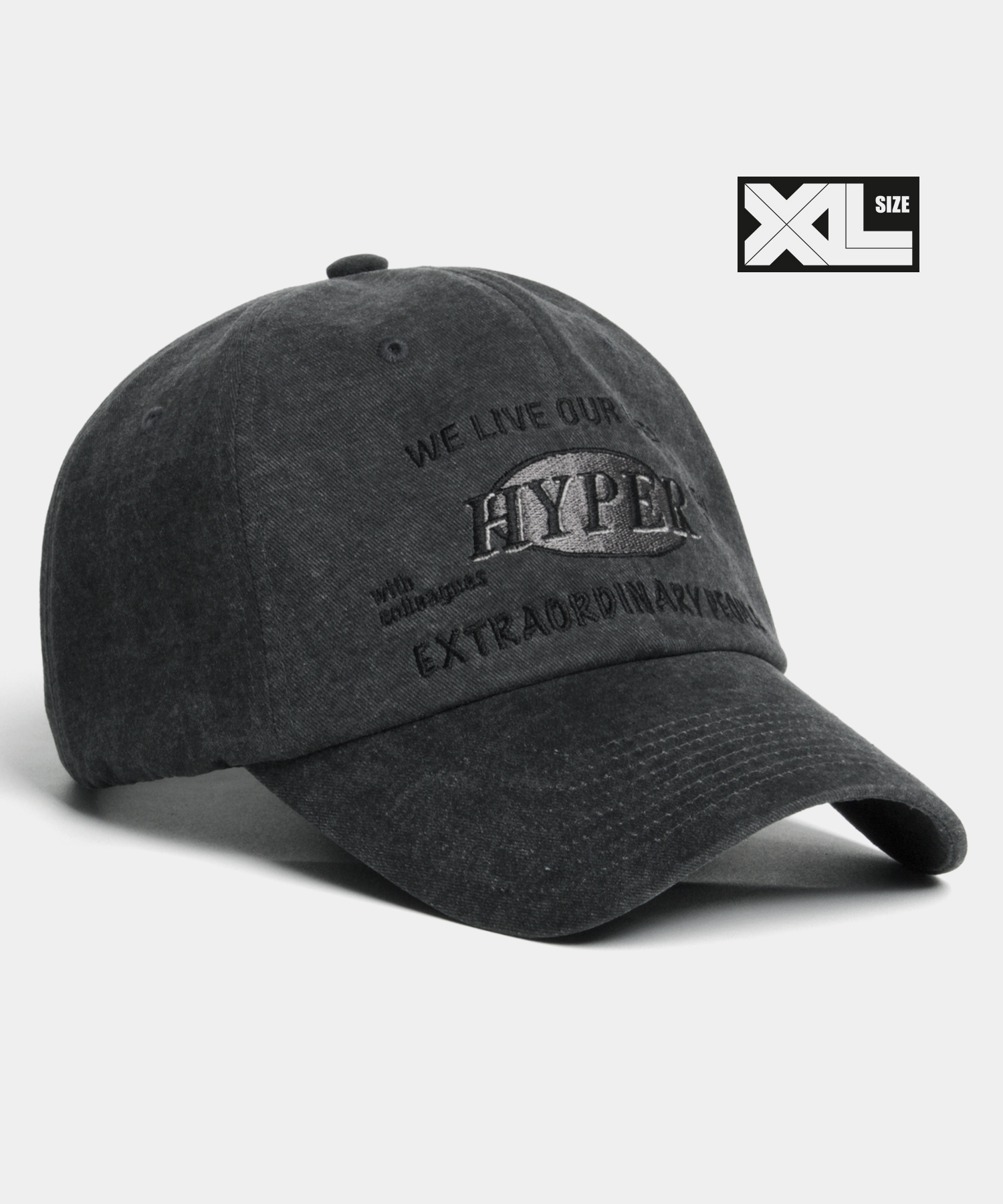 플래토 빅사이즈 볼캡 XL HY CAP DARK GREY