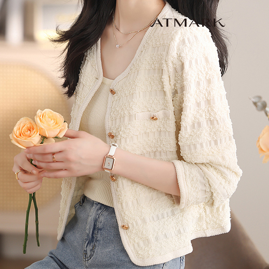 앳마크 ATMARK 소프트주름로맨틱자켓_AA46JK007G