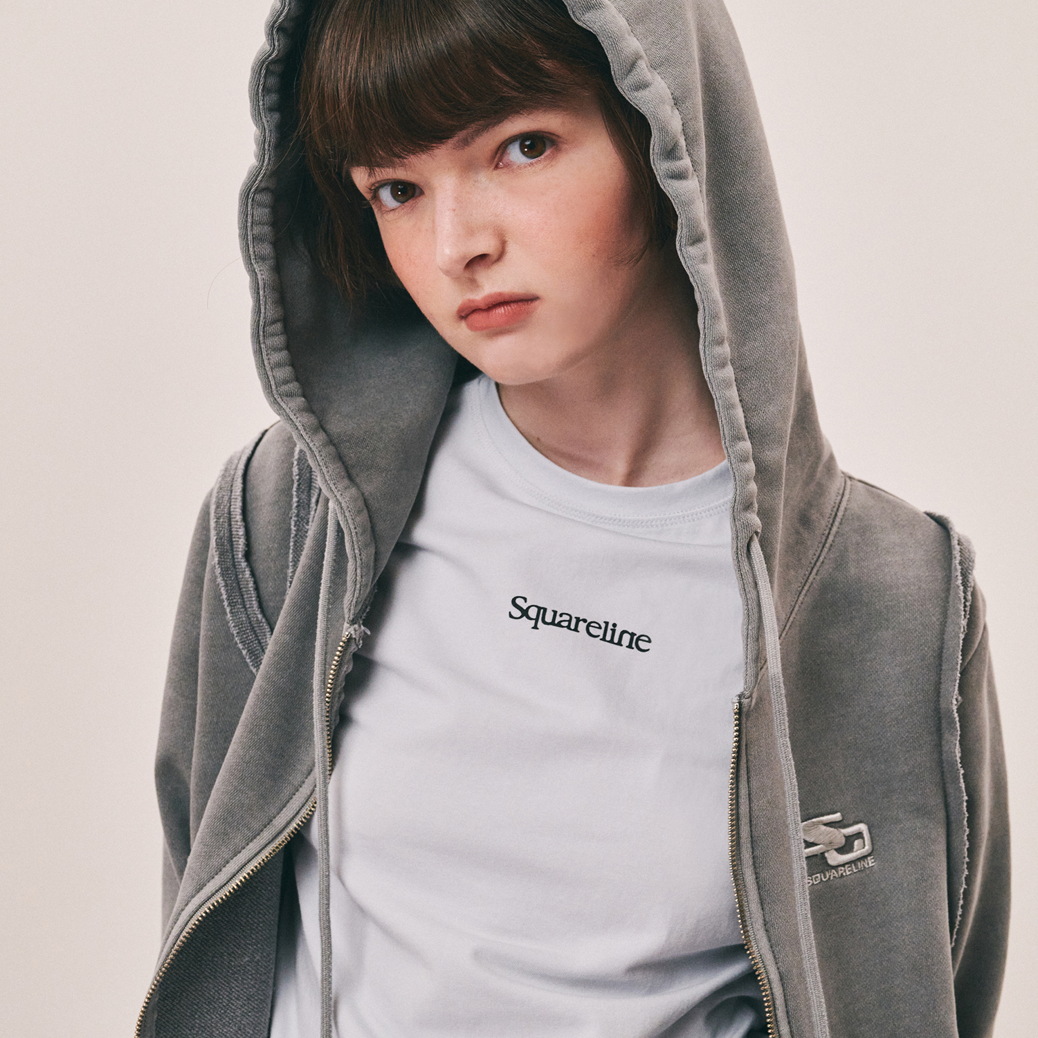 스퀘어라인 Basic Logo Long Sleeves - 4color