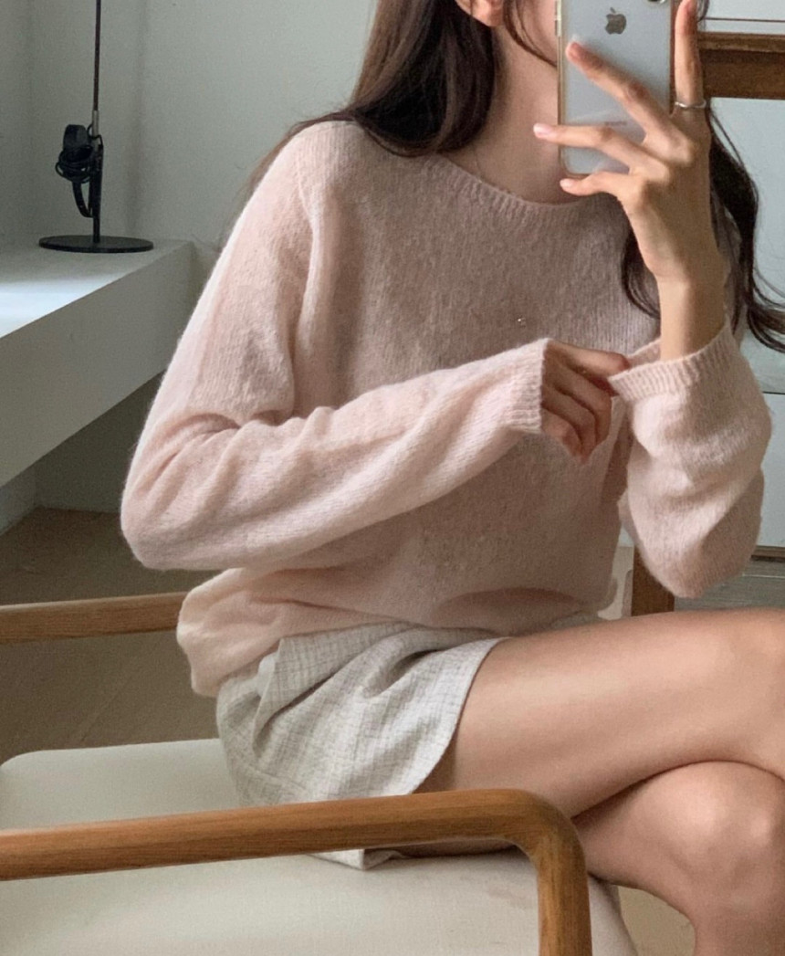 무니에트 [MUNIATE/무니에트] riette 리에뜨 폼 니트 긴팔 nt