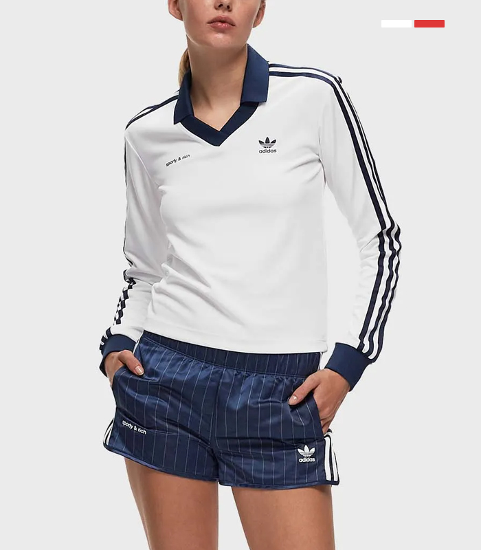 메소프501 아디다스 X 스포티 앤 리치 풋볼 저지 긴팔 폴로티 2컬러 JI9276 JI9277