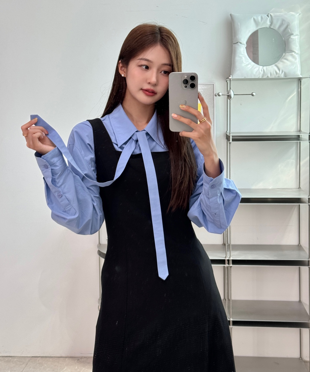 마인드브릿지 [셀럽PICK][COUTURE]루즈핏타이셔츠_2colors