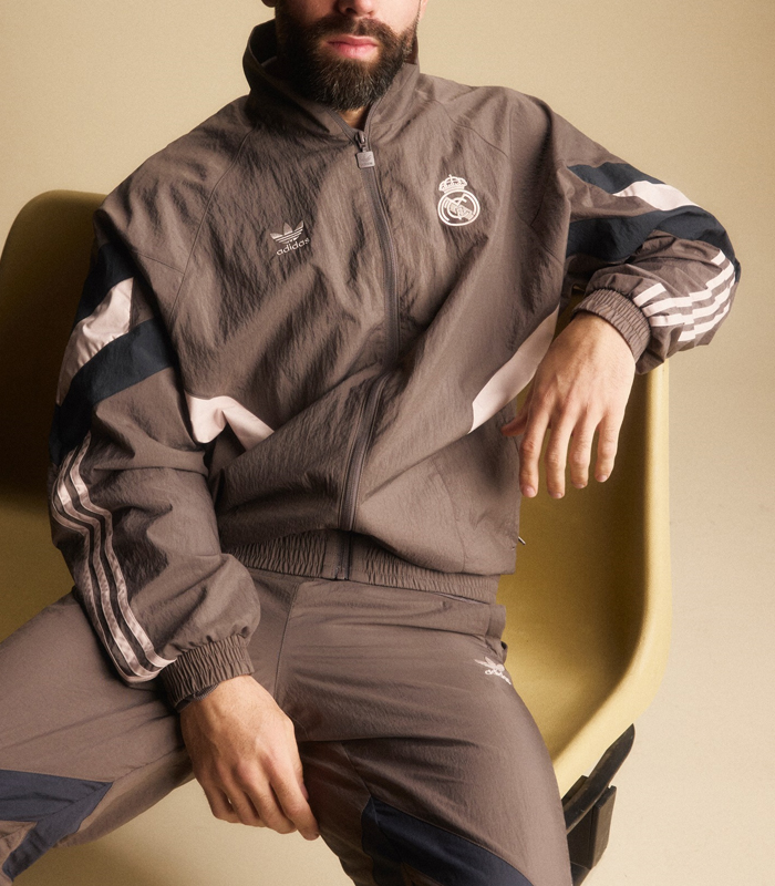 메소프501 아디다스 레알 마드리드 오리지널 트랙탑 바람막이 차콜 그레이 JI9479