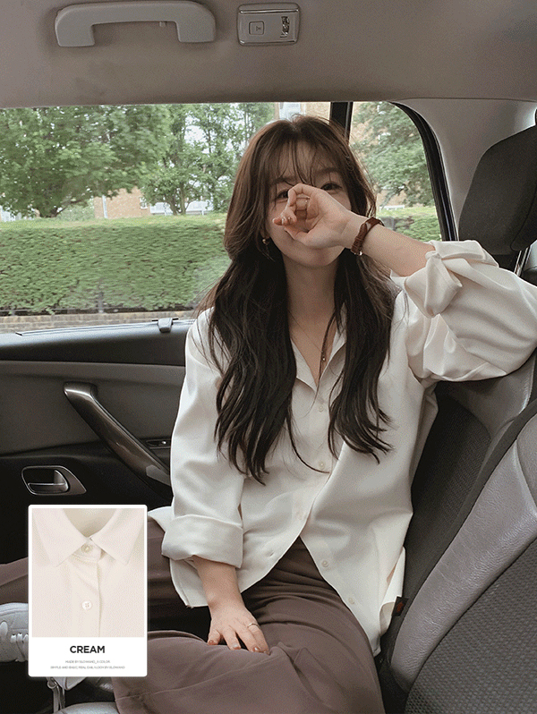 슬로우앤드 [베스트재입고 ] #SLOWMADE. 뮤트 매니시 FW셔츠 (도톰 ver) - 4 color