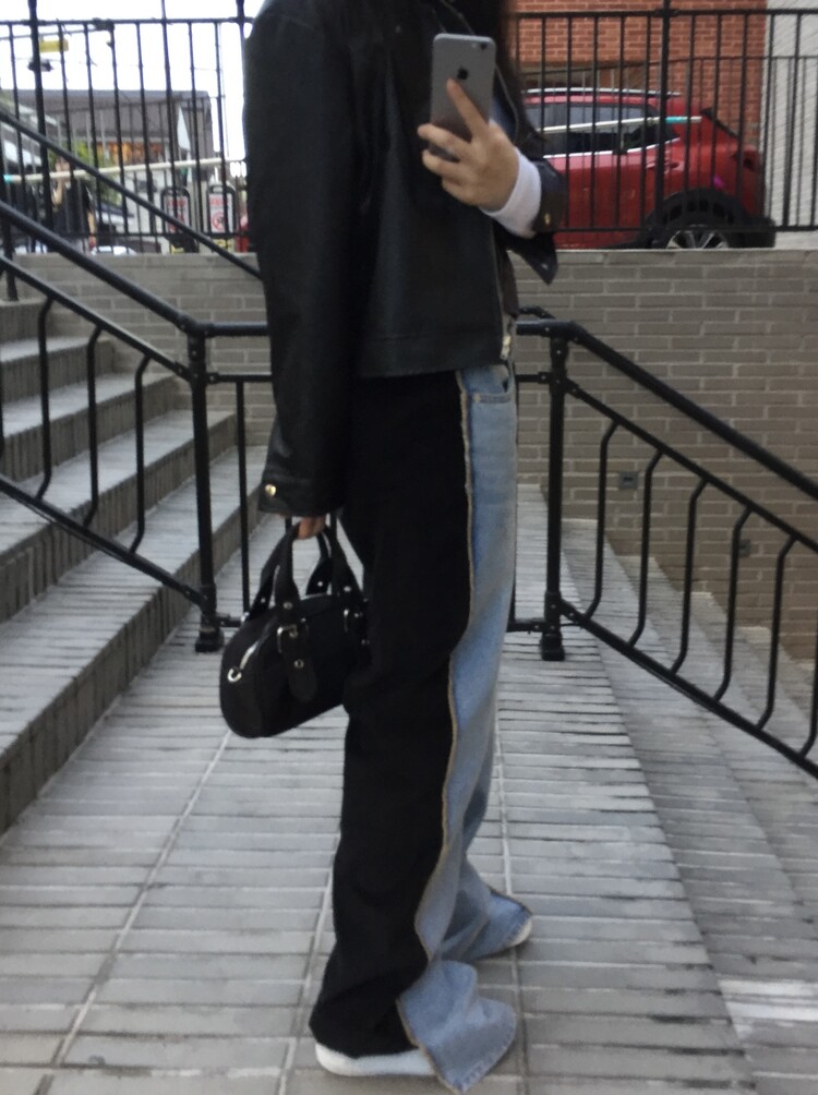 시모네 DOUBLE LAYERED DENIM