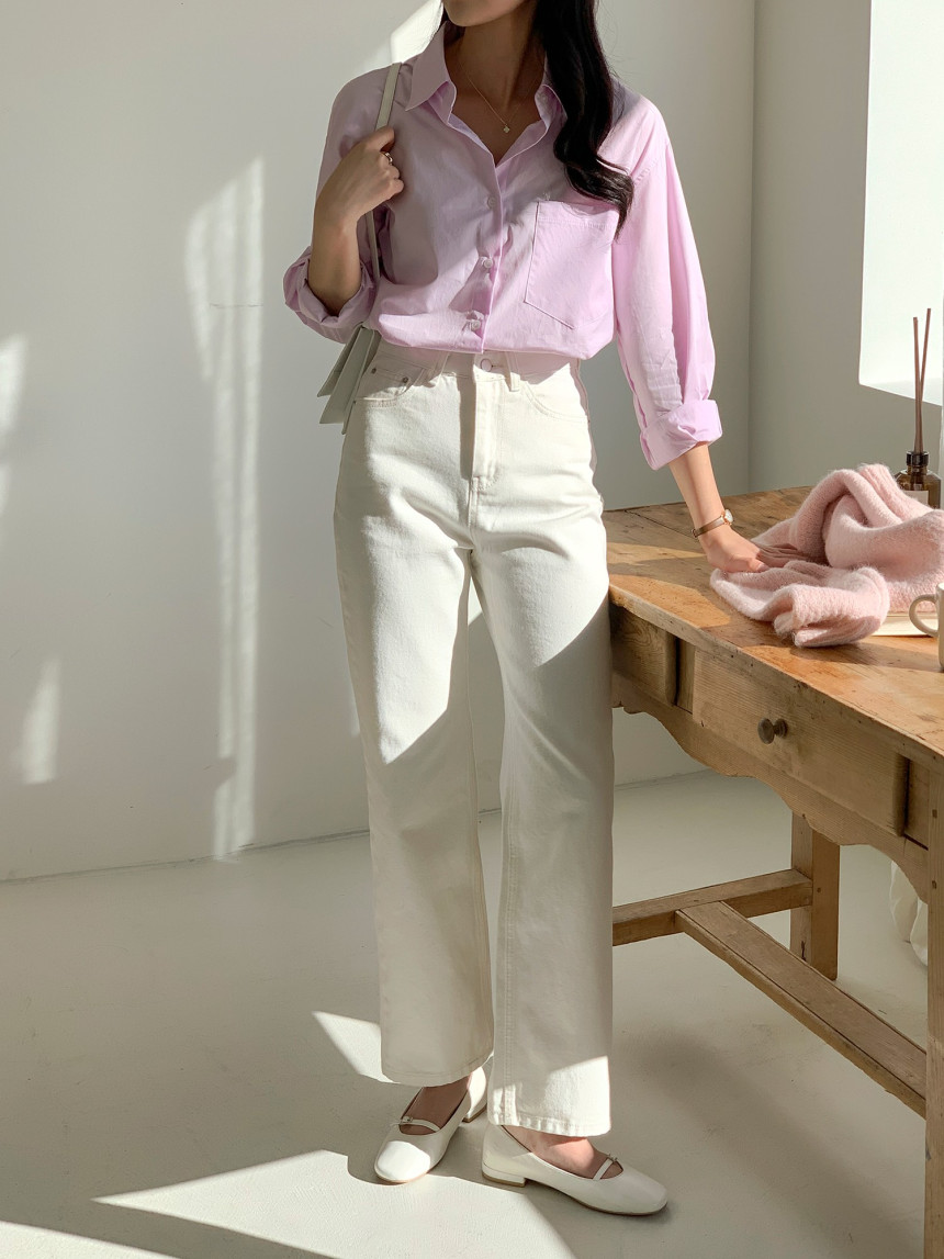 미우비 24ss 세러데이 엠버 면 팬츠 2color SM