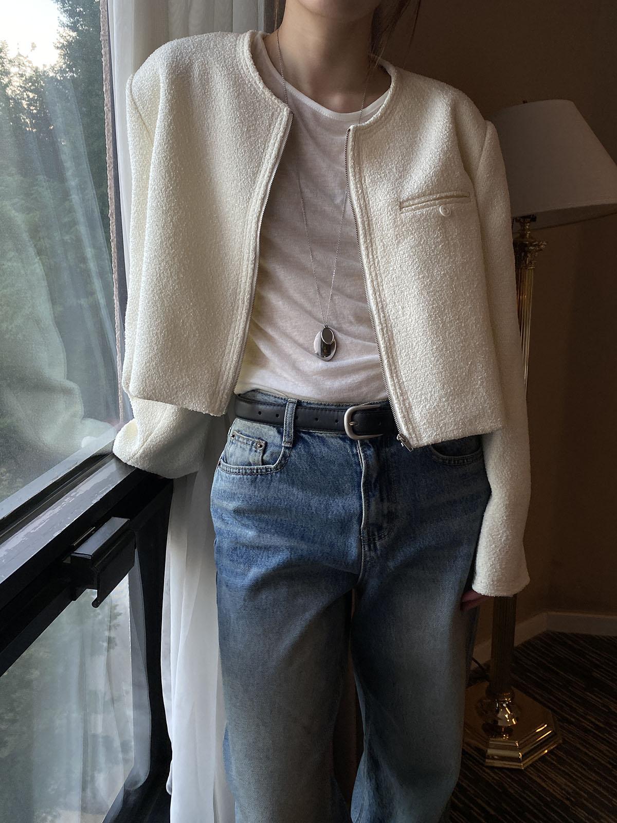 미엔느 [미엔느] ROB TWEED / 롭 트위드 자켓 (2col)