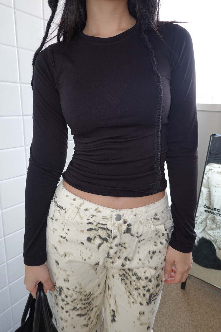 베이크먼데이 [1+1/4COLOR/기모안감] Basic Warm Tee