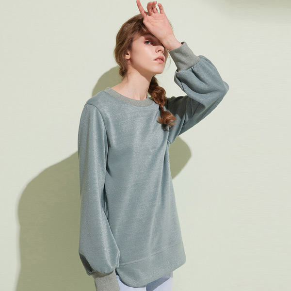 포스티 - 2SET [홈쇼핑방송/르오트(LeOT)] 글리터 스웨트셔츠 2종세트-사이즈 55~99까지