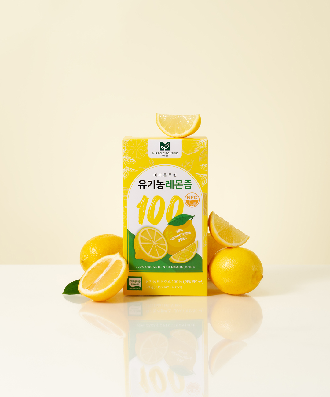 미라클루틴 미라클루틴 유기농 레몬즙 100 280g(20gx14포)