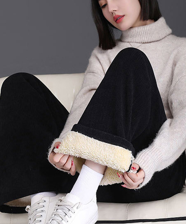 드레시백 11 키얼스틴 시즌3 융털 기모 코듀로이 골덴 슬랙스 스웻 팬츠 밴딩 빅사이즈 일자 긴바지 방한복 츄리닝 가을 겨울 데일리 루즈핏 운동복 바지 방한 트레이닝복 코디