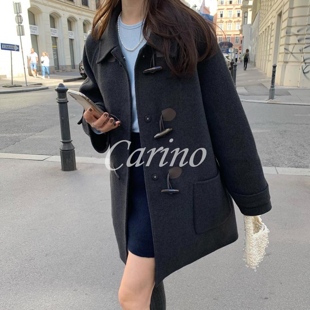 까리노 (sale/당일) 재진행 컬러추가 프리티영띵 pyt 더플 핸드메이드 떡볶이 코트 4color