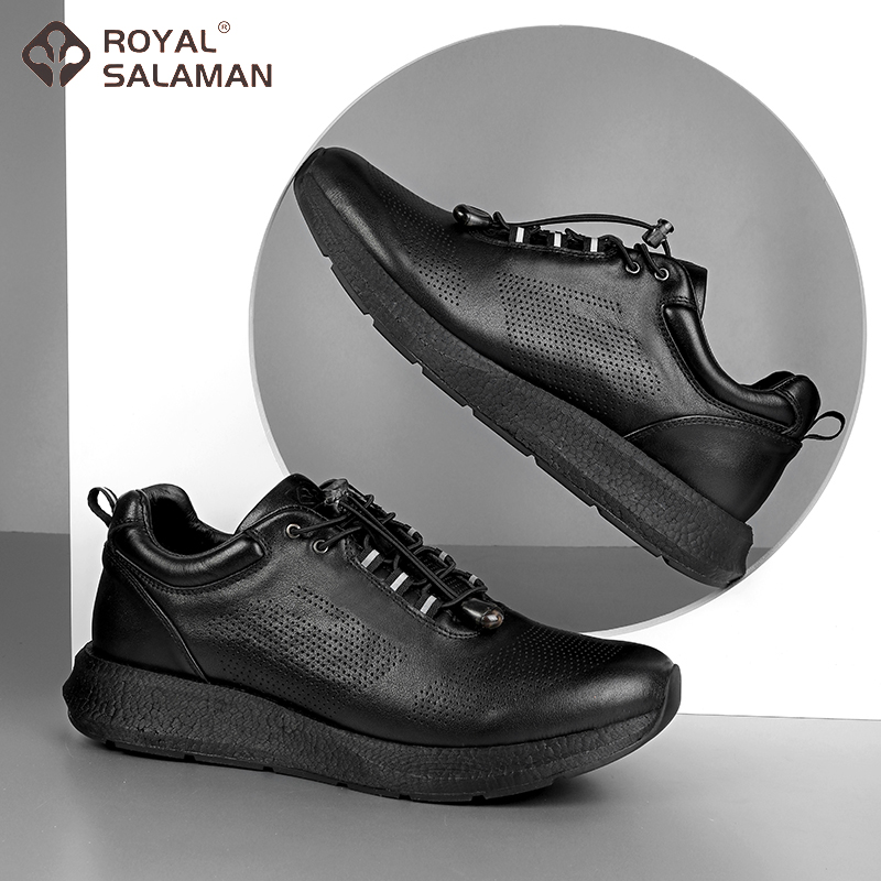 포스티 - ROYAL SALAMAN 남성화 소프트 천연소가죽 프리미엄 캐주얼화
