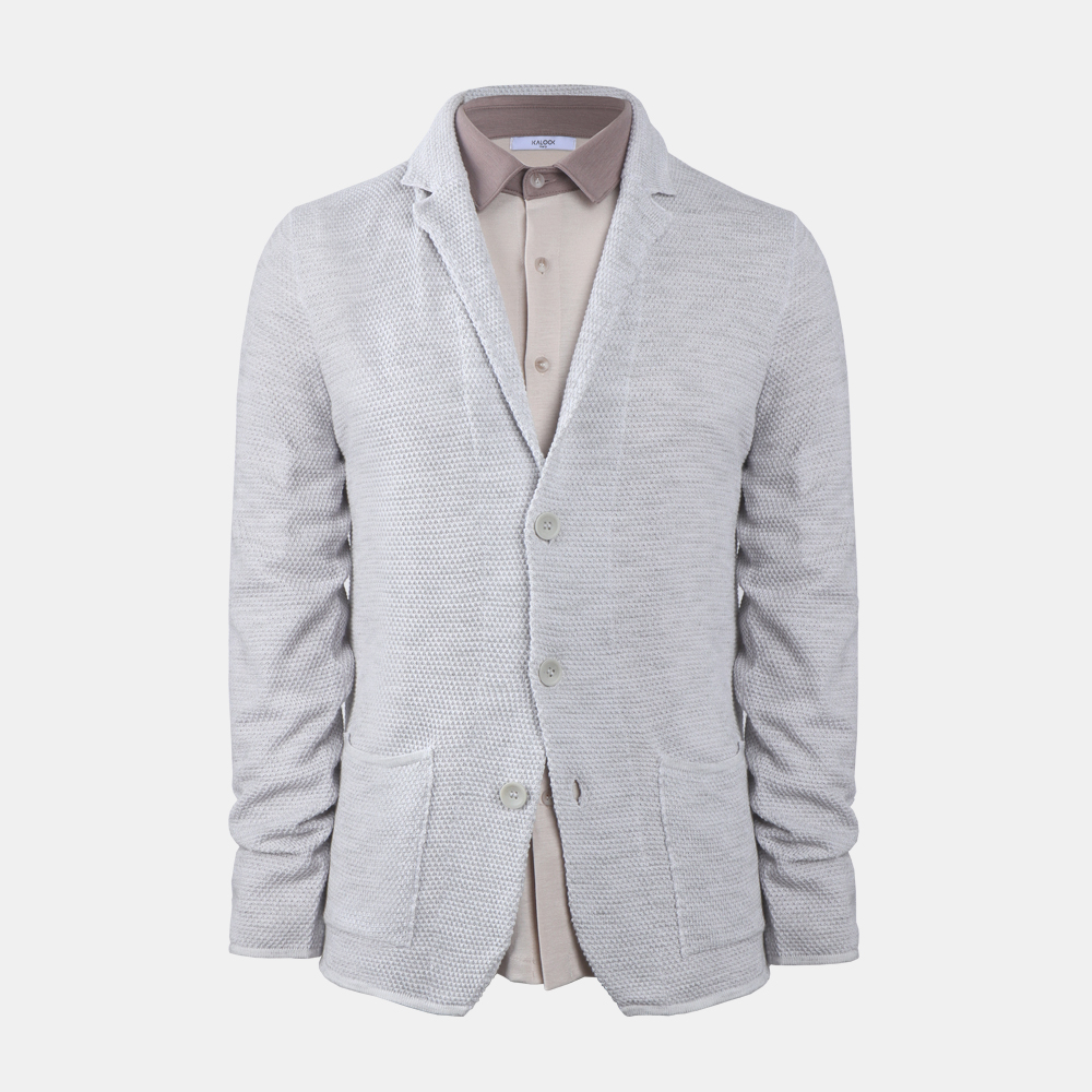 이카룩 IKALOOK 자켓형 레이어드 남성 가디건 BJK104