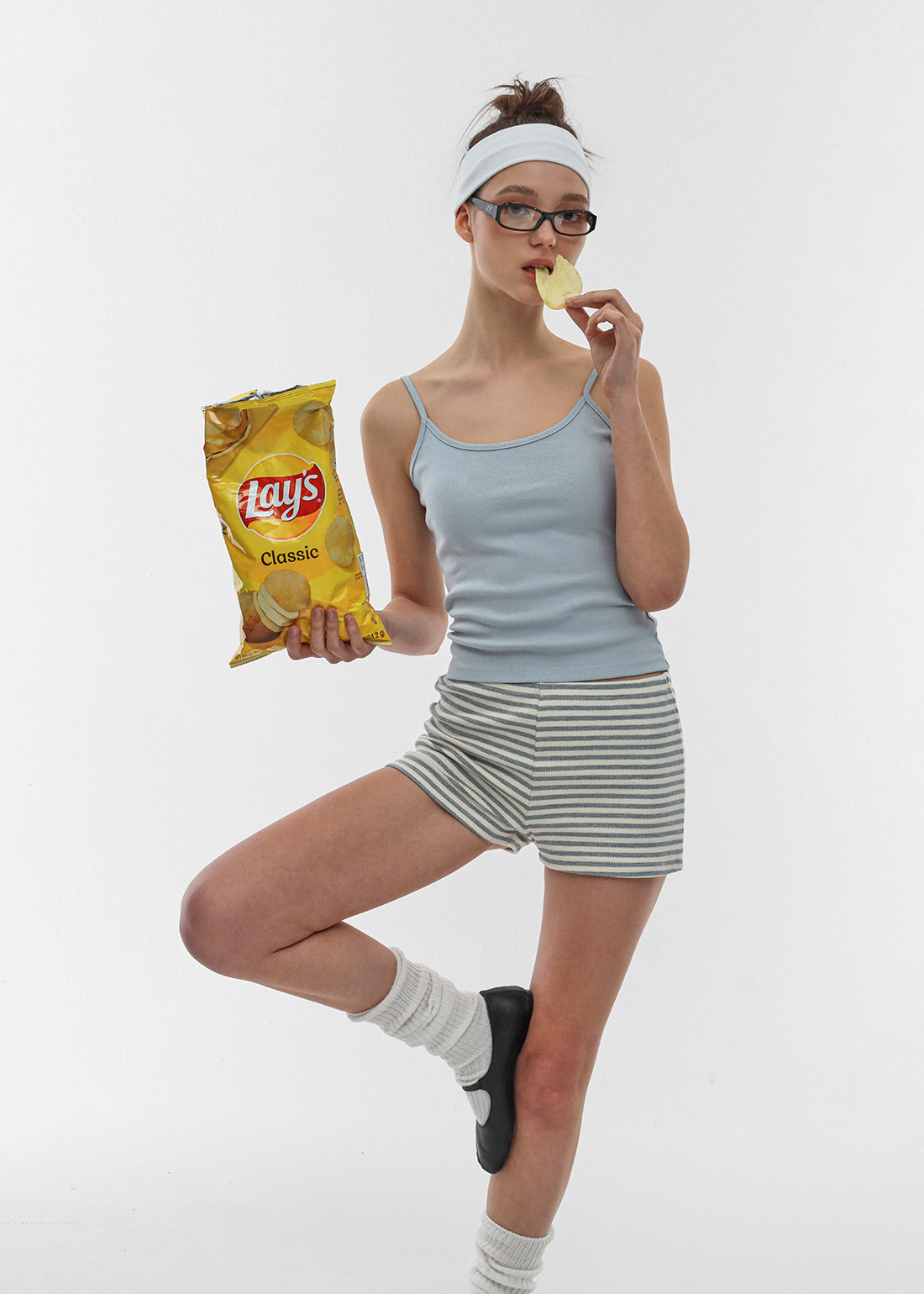 블랙업 [3천장판매] [B-BASIC] 스탠다드 베이직 스트랩 나시 (2SIZE)