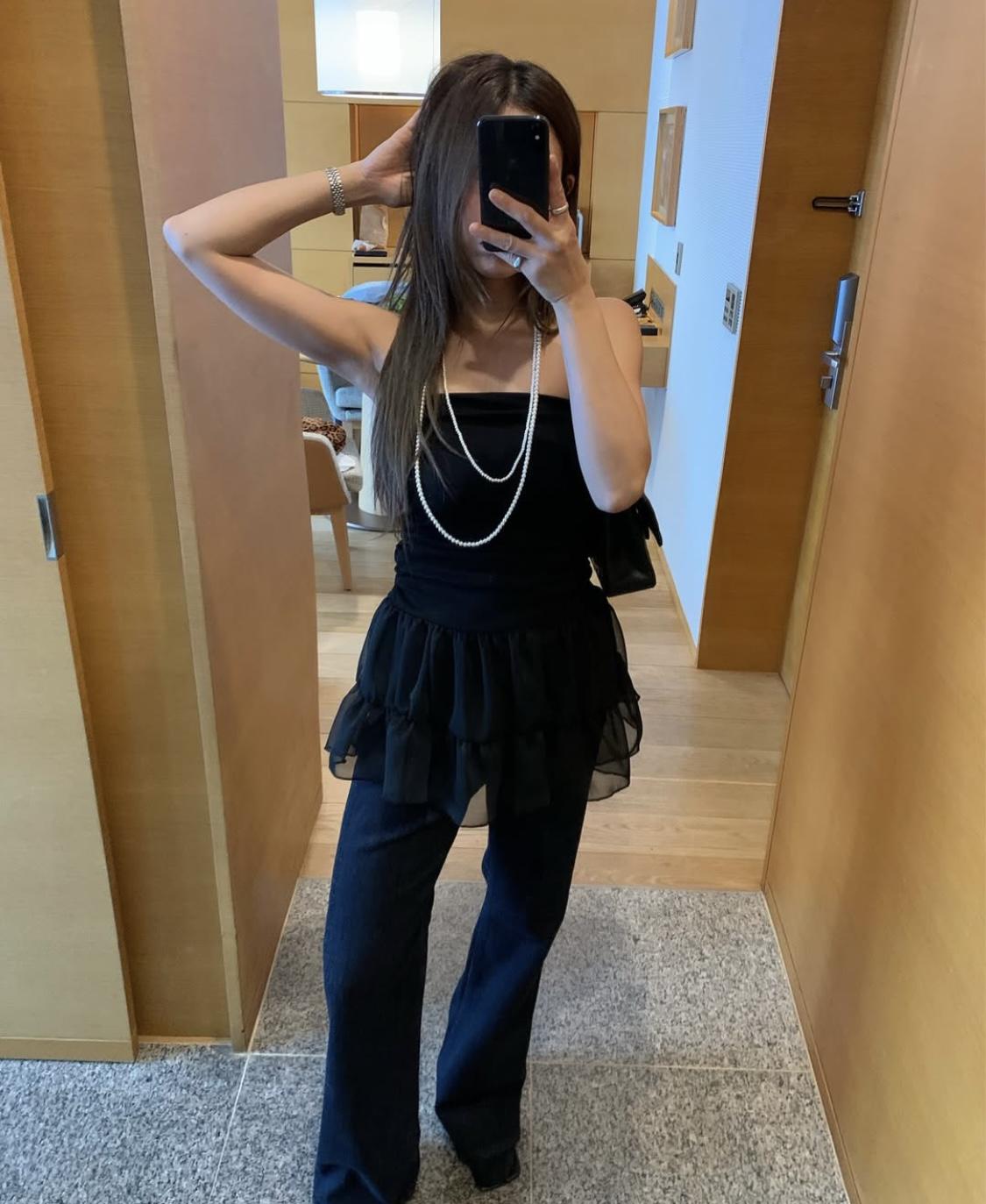 르아르디 mnn 논페이드 진청 생지 부츠컷팬츠 (25ss 10부 딥블루 트렌디 데님팬츠)