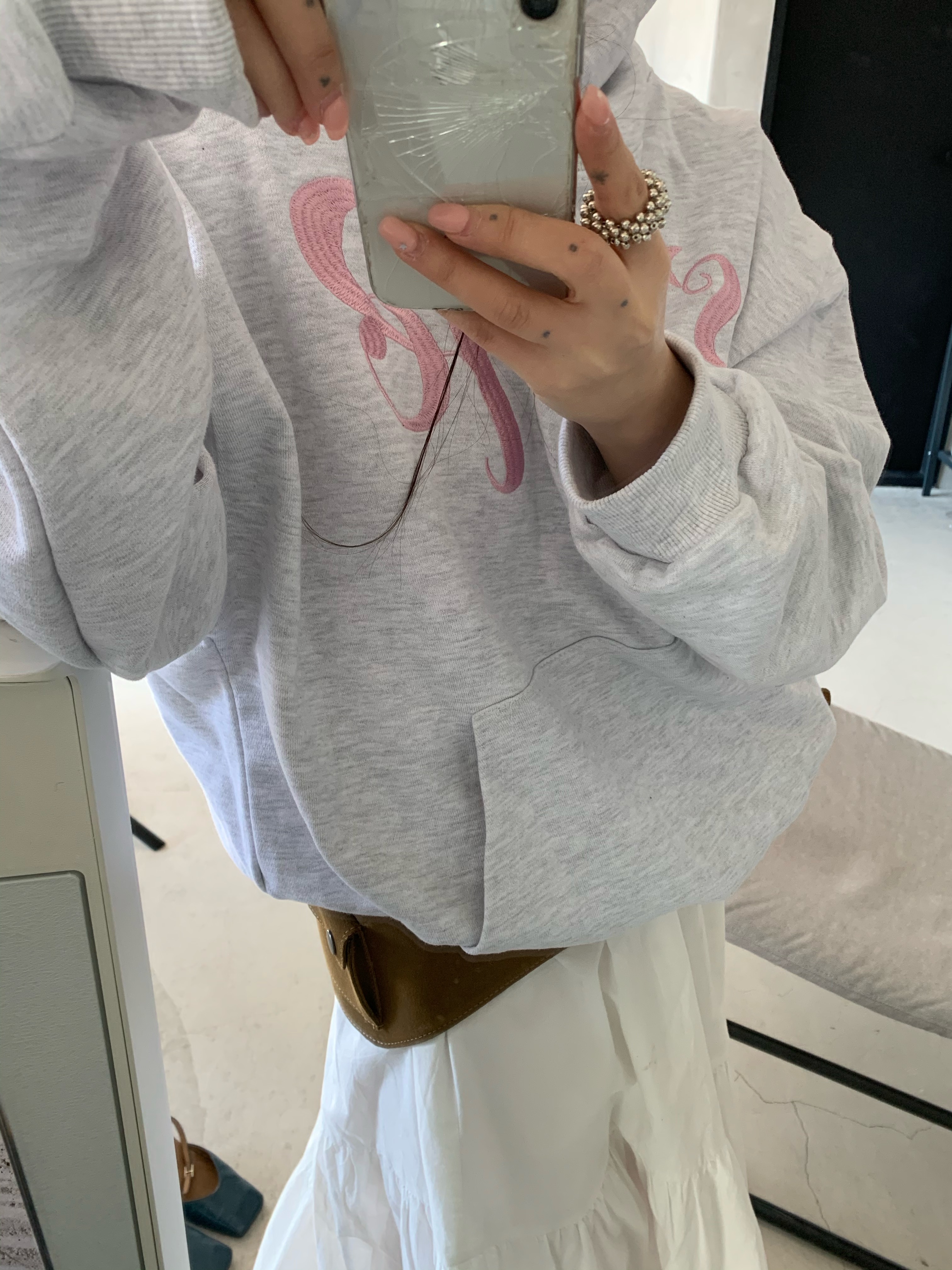 피핀샵 피핀샵 ppinshop 모카 후디 (2col)