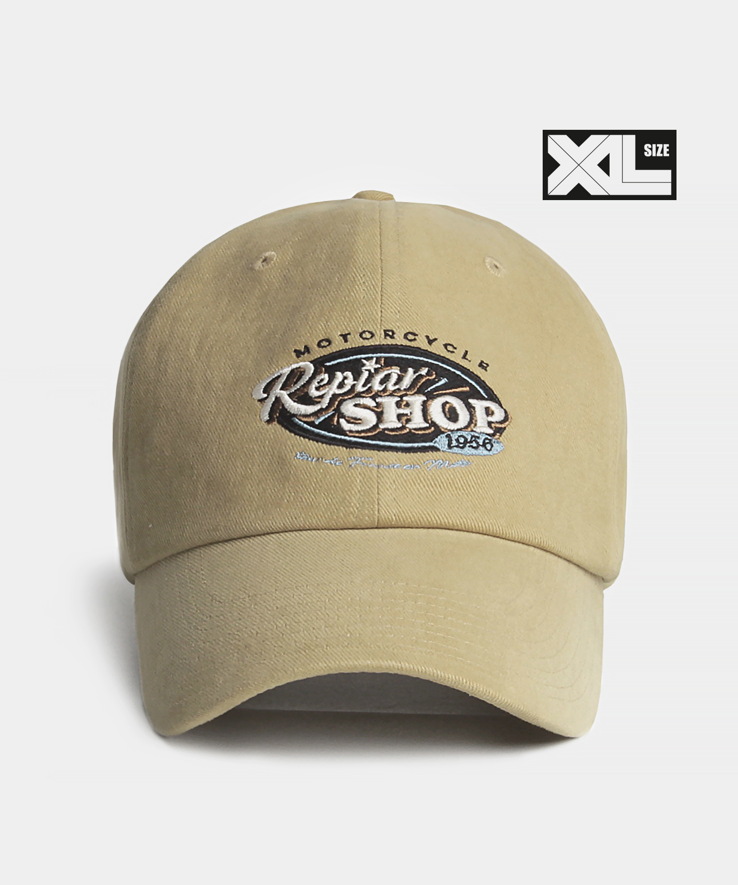플래토 빅사이즈 피치원단 볼캡 XL RS MOTO CAP BEIGE