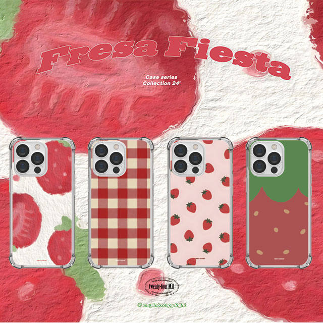 투애니포엠디 fresa fiesta 투명 변색방지 맥세이프 젤하드 에어탱크 아이폰 갤럭시 폰케이스 IP 16 15 14 13 ...