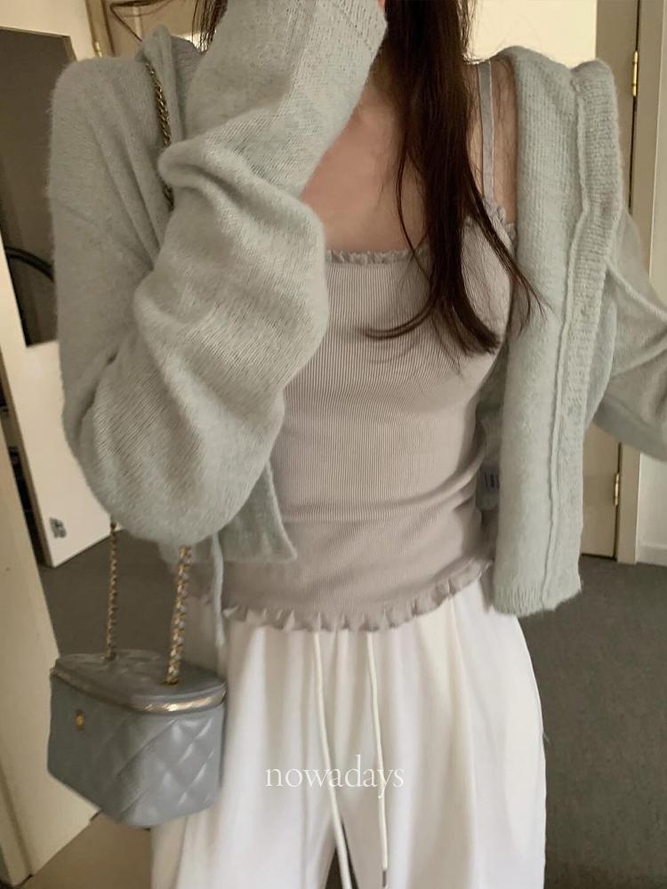 나우어데이즈 pyt 프리티영띵 퍼피 나시 슬리브리스 레이스 끈나시 (5col)