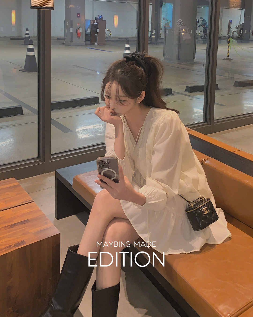 메이빈스 쇼핑지원금 2만원made 라핀 블라우스and미니 스커트set속바지포함세트상품 투피스 봄신상 봄블라우스 보헤미안 보헤시크 속바지안감 캉캉스커트 스트랩블라우스 봄