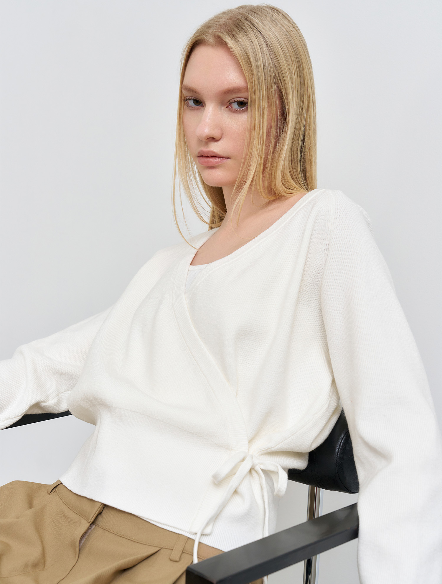 제너럴아이디어 WOMAN 하찌 랩 가디건 [2COL]