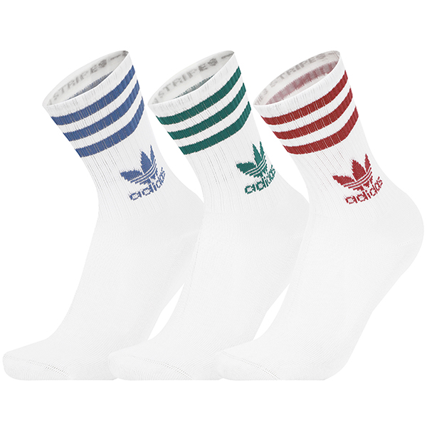 비블루 [정품] 아디다스 미드컷 크루 삭스 3팩 (JI9471)