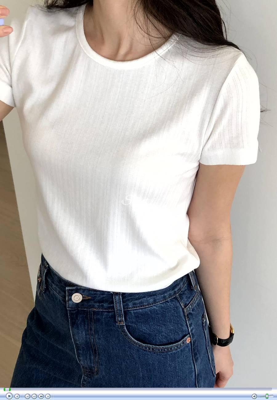 스윗아이 [당일] Founders 파운더스 엘바 아울렛 티 3col 여름 라운드 기본 반팔 티셔츠 스윗아이