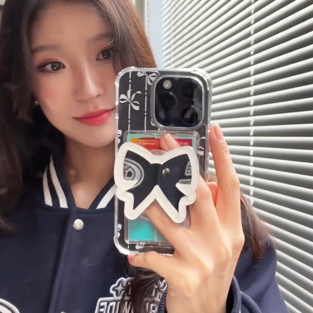 168cm케이스 [직진배송] 자력2배 맥세이프 케이스 리본 스트라이프 . 투명 범퍼 케이스 아이폰 선물 12 13 미니 14 15 16 17 프로 맥스 갤럭시 S23 S24 ...