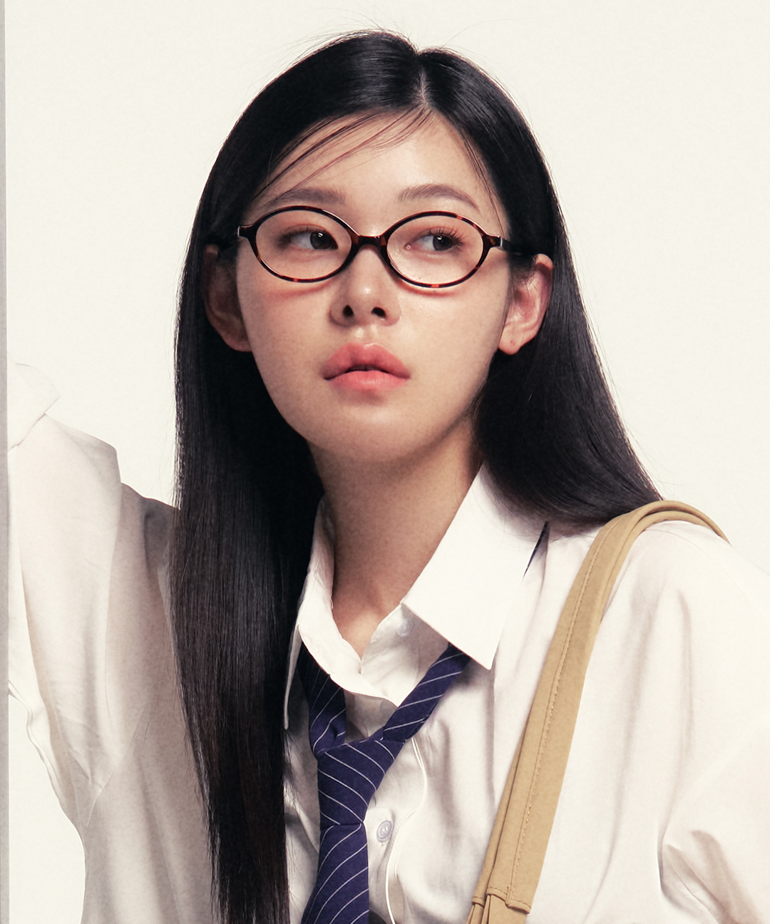 리끌로우 GIGA GLASS 청광 VER 4COLOR 동글이 납작이 호피 긱시크 프레피 블루라이트 차단 자외선차단