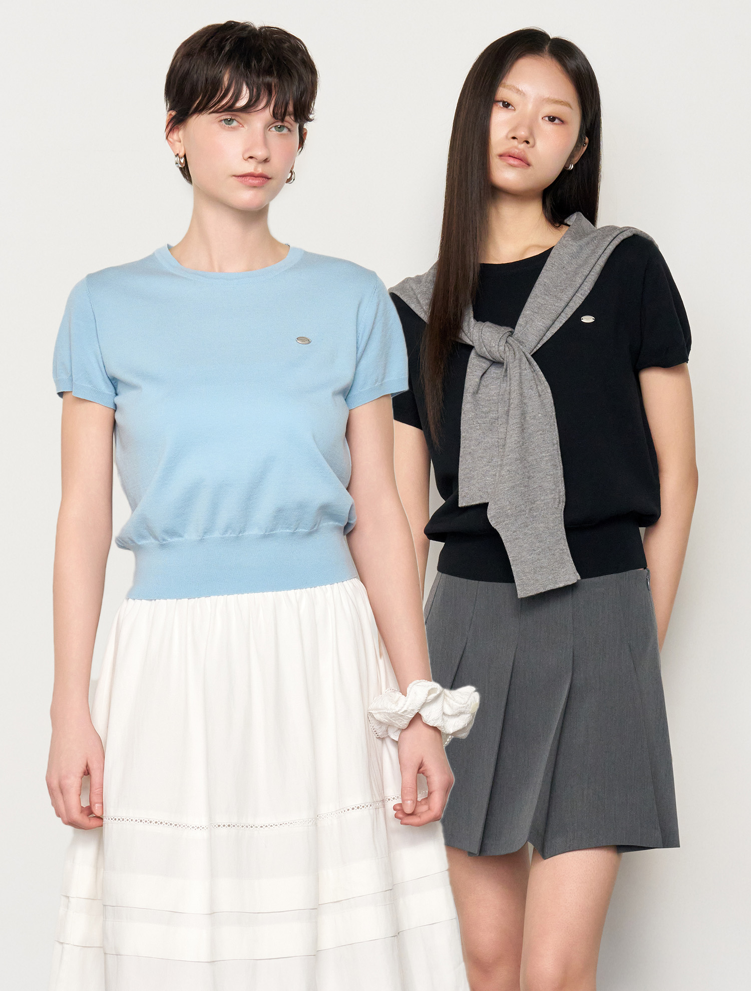 제너럴아이디어 WOMAN 텐셀 에센셜 하프 풀오버 [4COL]