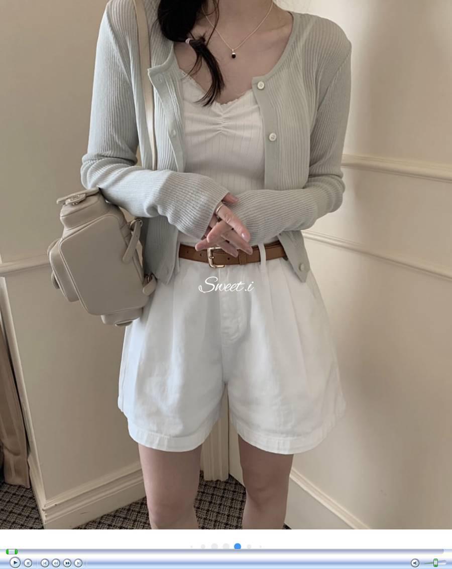 스윗아이 [당일] Pyt 프리티영띵 마몽드 린넨 가디건 4col 여름 얇은 골지 스윗아이 프영띵