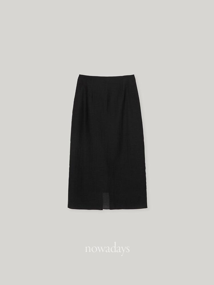 나우어데이즈 forest 포레스트 글로리 스커트 썸머 H라인 뒷트임 일자 롱 치마 (2col)