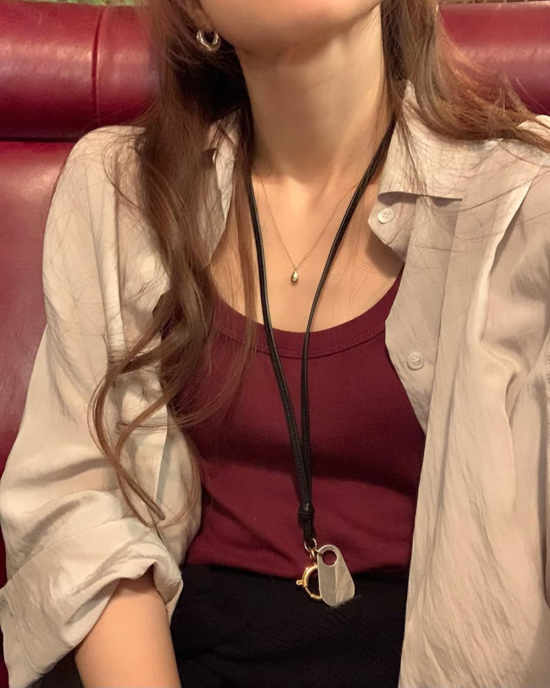 나우어데이즈 OUNCE 온스 실키 슬리브리스 코튼 민소매 나시 티셔츠 (3col)