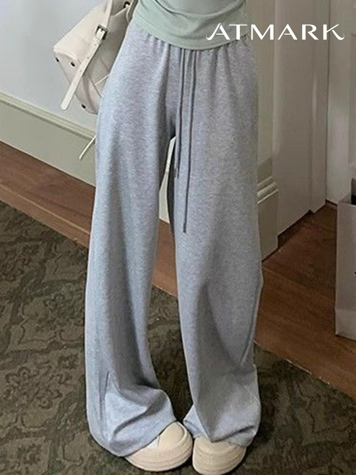 포스티 - ATMARK 데일리와이드밴딩스웨트팬츠_AA56PT007G